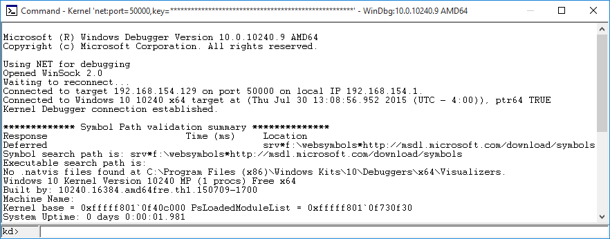 Virtual Machine Debugging Using Kdnet Osr 0557