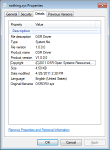 Creating a Proper Version Information Resource – OSR