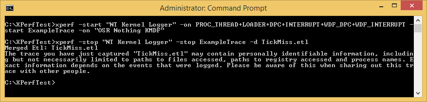 Collecting Detailed Performance Data with Xperf – OSR